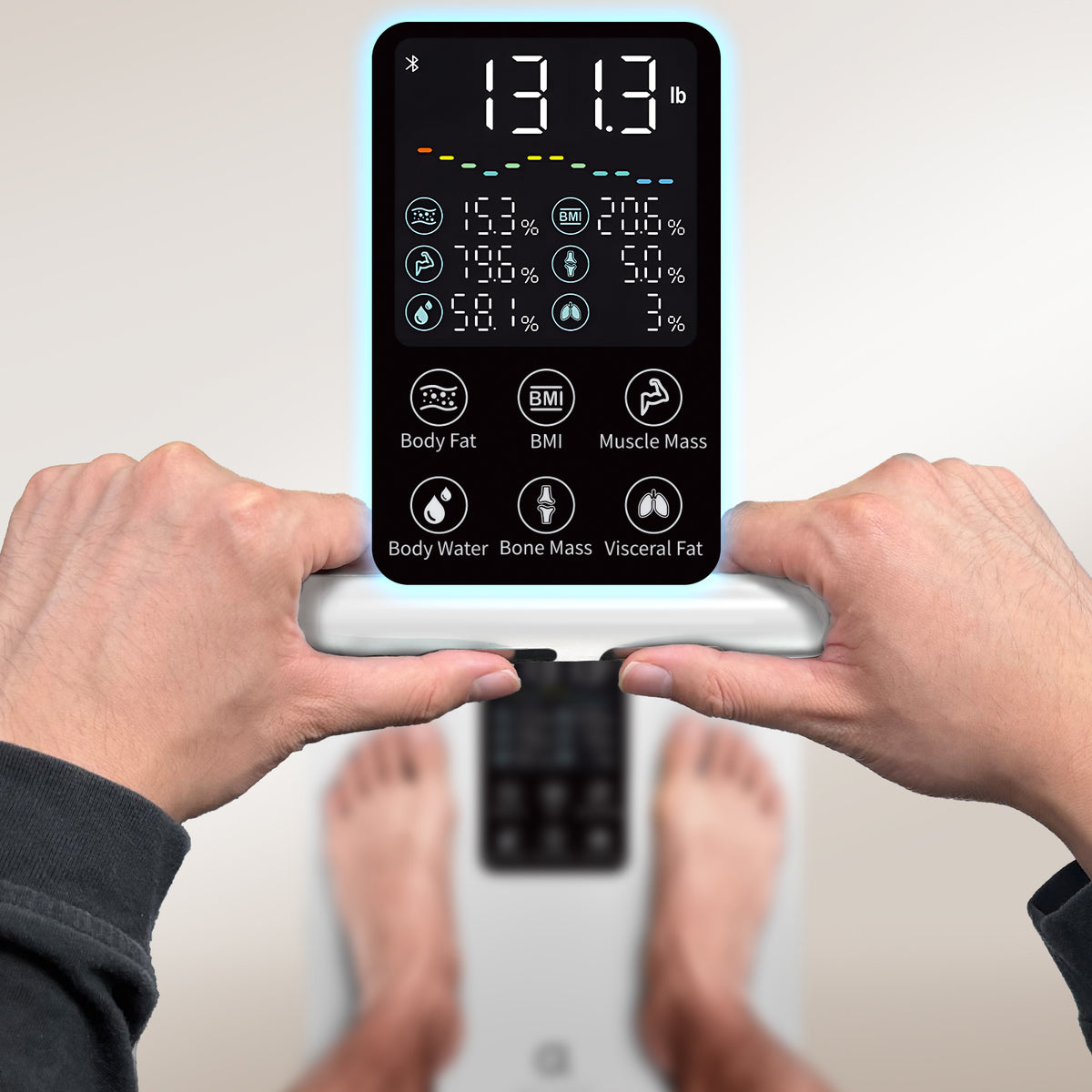 Arboleaf CS10E Smart Body Fat Scale with 26 Metrics & App